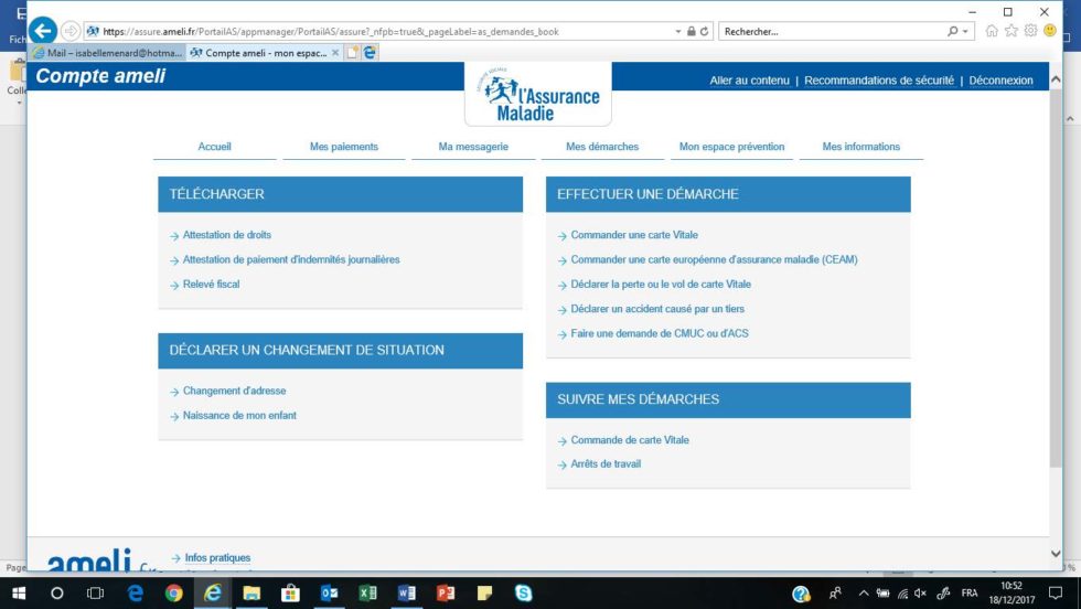 How to create your account on ameli.fr - BH Assurances
